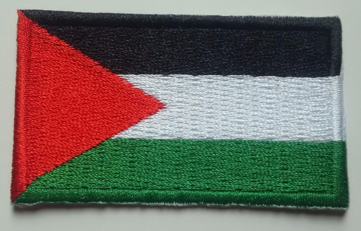 Palestine Flag Patch Embroidered Iron On Applique Palestinian