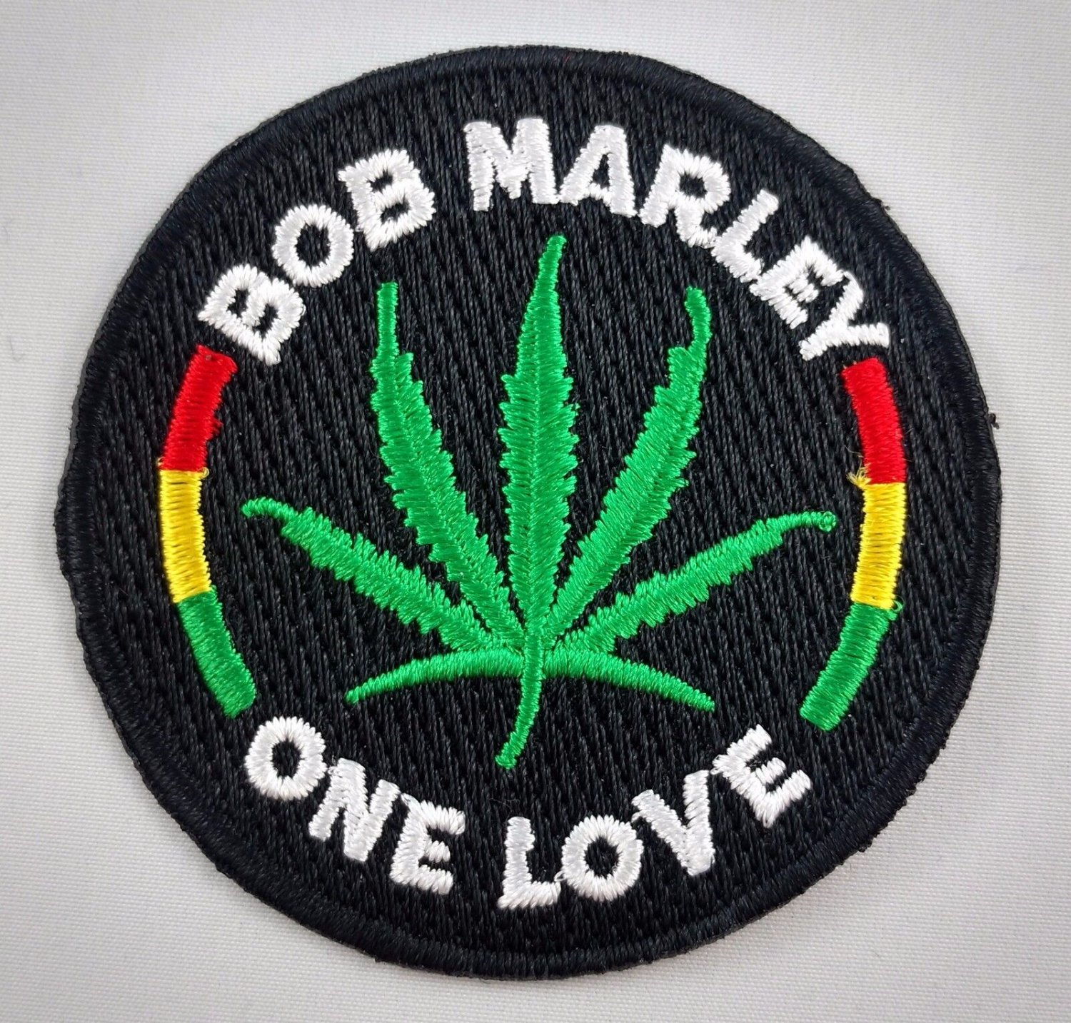Bob Marley One Love Patch Badge Embroidered Iron On Applique