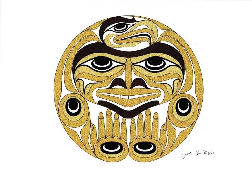 Thank You / Welcome Joe Wilson Art Card Coast Salish SXWASET Native
