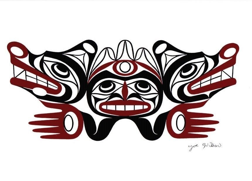 Strong Spirit Joe Wilson Art Card Coast Salish SXWASET Native