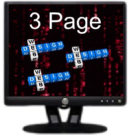 Three page website design