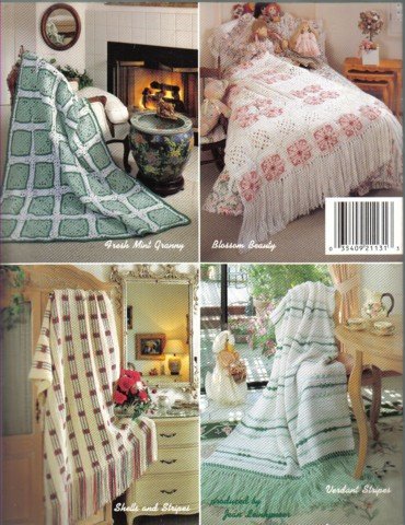 Pastel Afghans - 6 Crochet Patterns