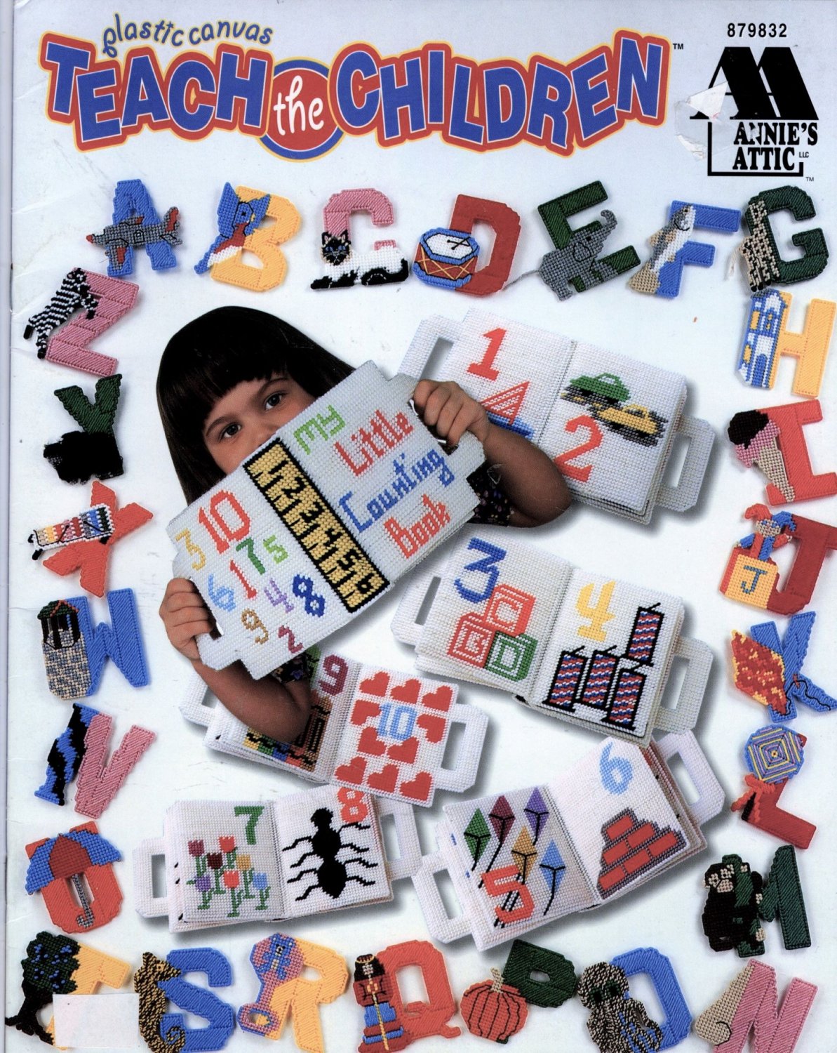 Teach the Children Plastic Canvas Numbers and Alphabet Patterns Storage ...