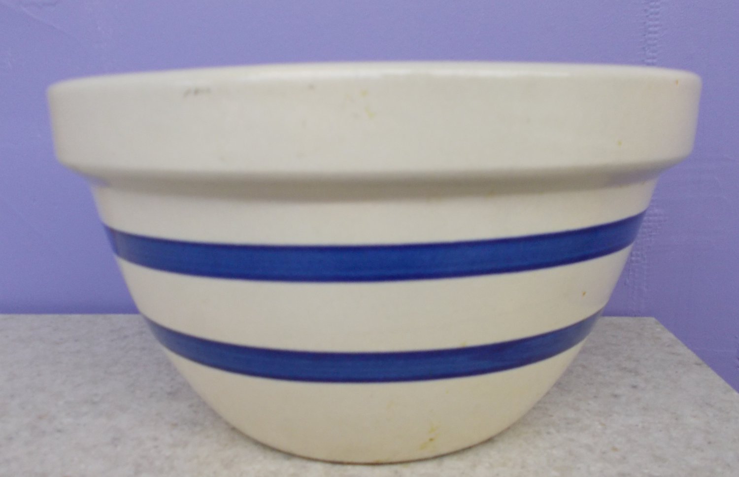 Robinson Ransbottom Pottery 9 Bowl Natural & Blue