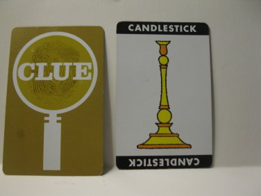Clue Weapon Cards