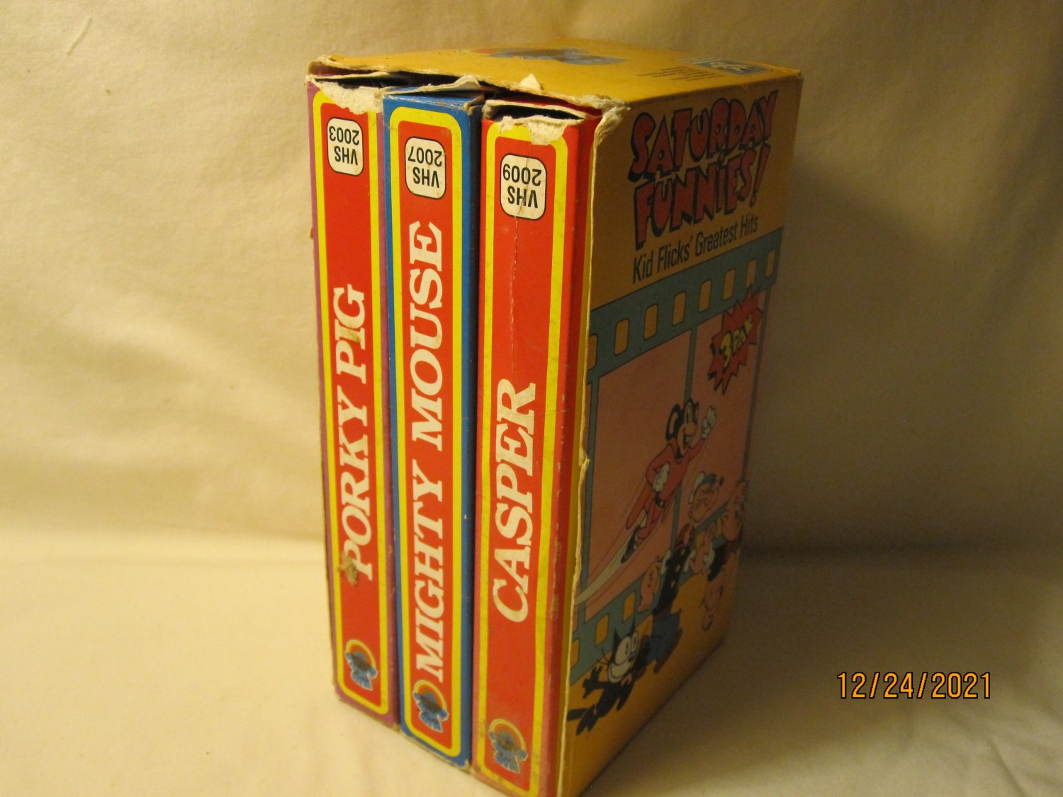 1987 Kid Flicks Greatest Hits VHS Boxed Set: Saturday Funniest - Casper ...