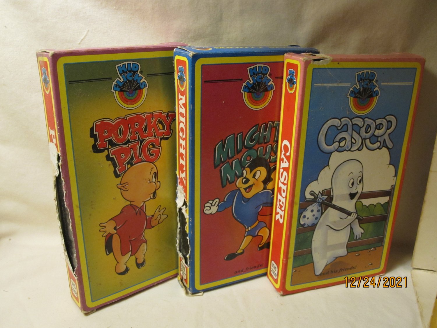 1987 Kid Flicks Greatest Hits VHS Boxed Set: Saturday Funniest - Casper ...
