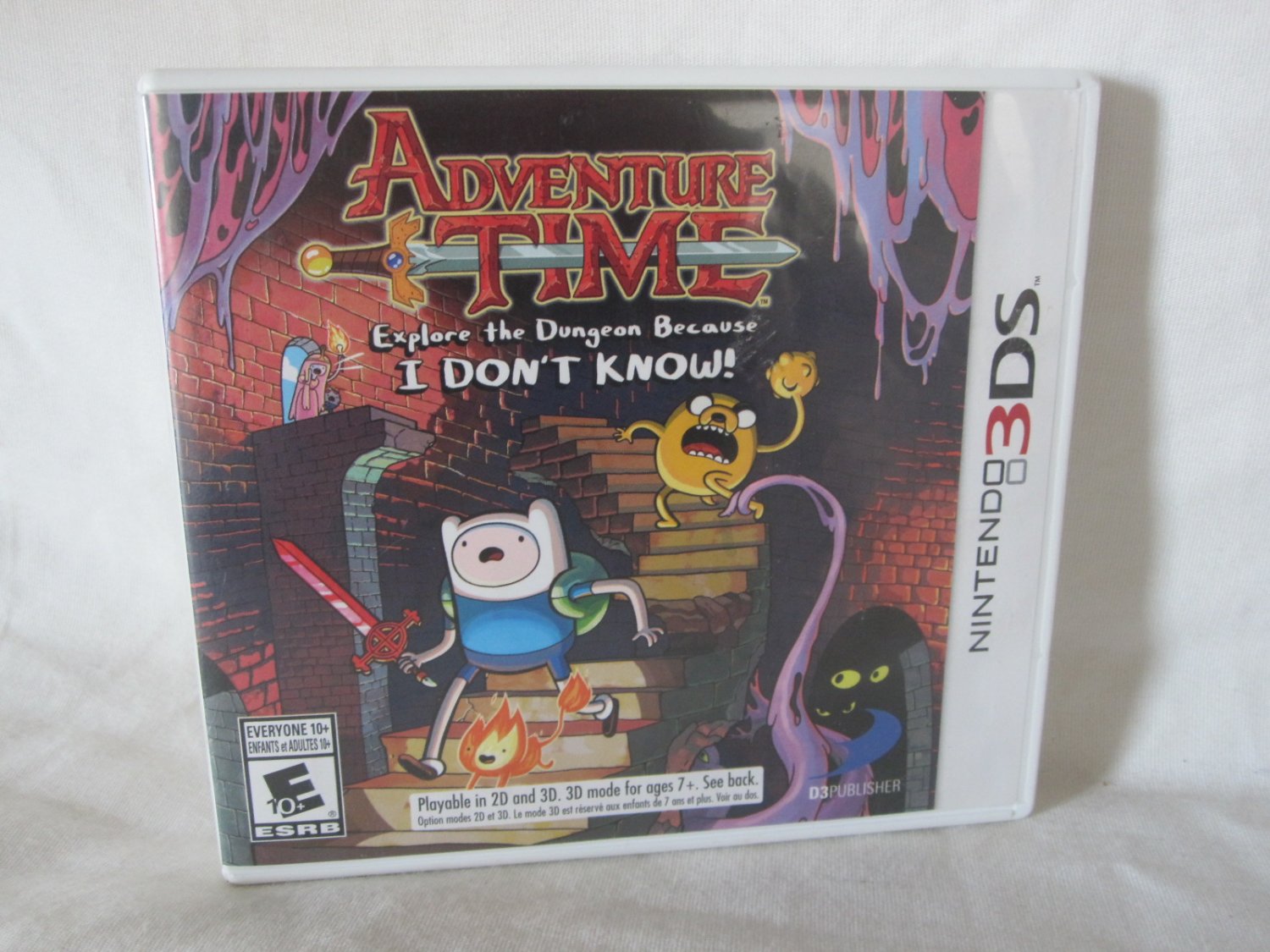 Nintendo 3DS Video Game- Adventure Time - Explore the Dungeon Because I ...