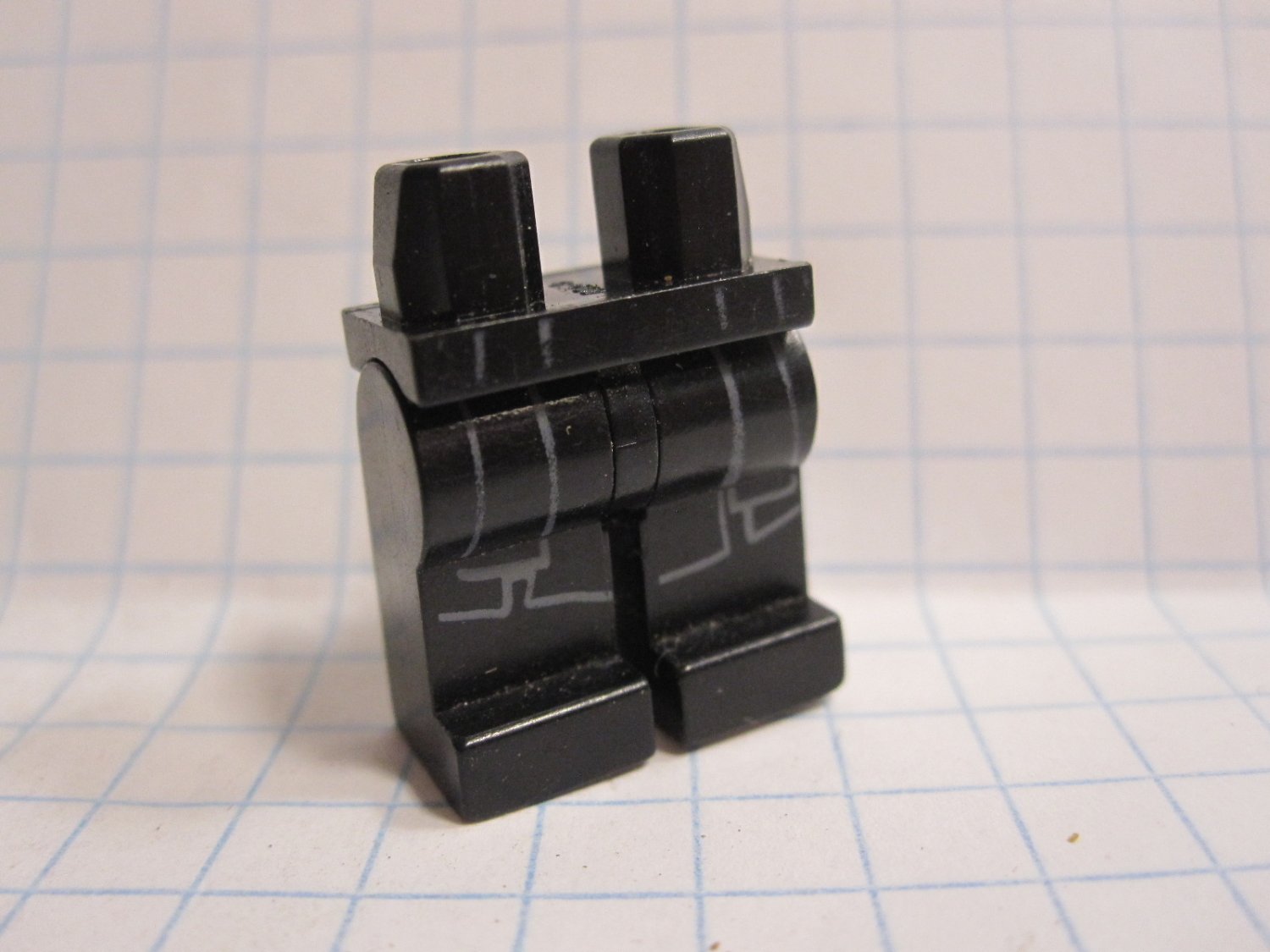 Lego part #970c00pb0460: Black Hips & Legs w/ Star Wars Darth Maul Sith ...