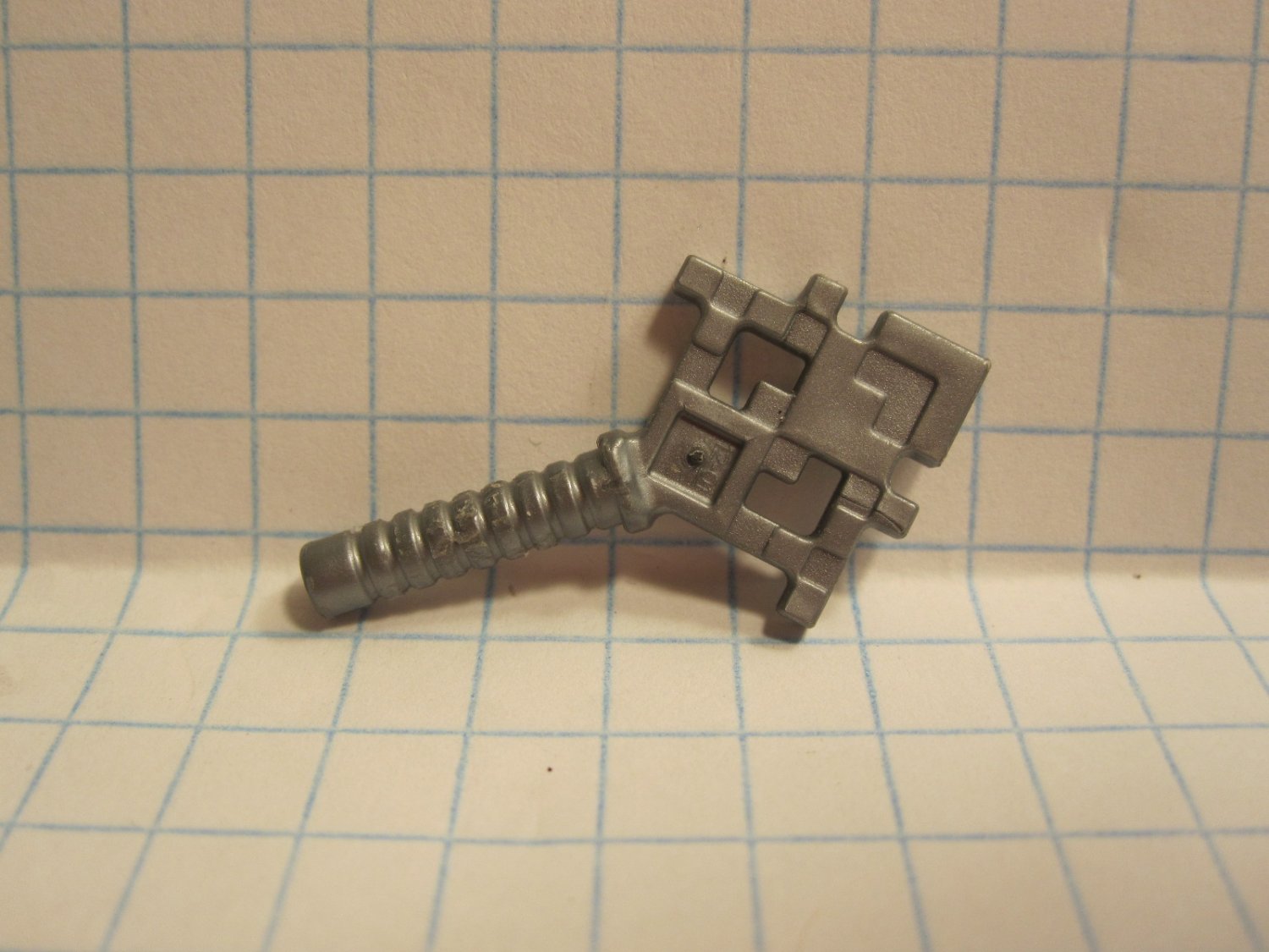 Lego part #65505f: Minecraft: Flat Silver Pixelated Lightning Rod
