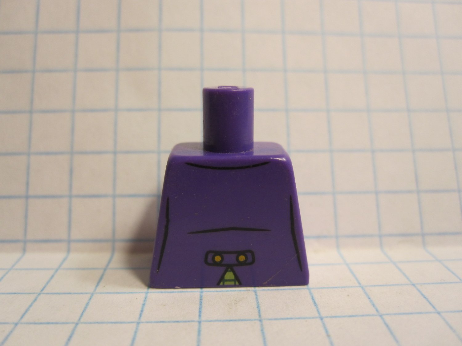 Lego part #973pb0983: D. Purple Torso- Joker Suit w/ Lime Vest, Bow Tie ...