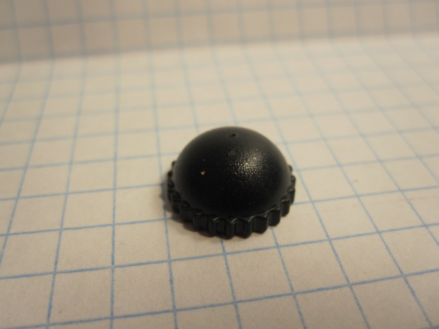 Lego part #41334: Headgear- Black Knit Cap