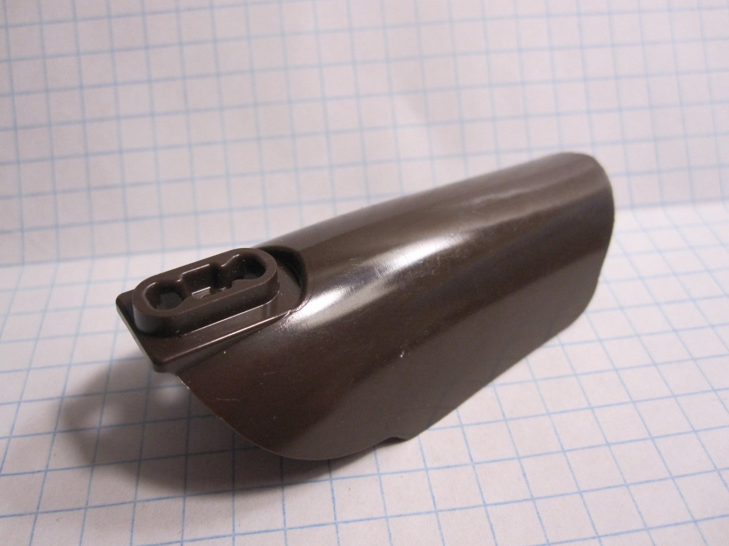 Lego part #26831: Dark Brown- Large Figure Armor Arm/Leg Cover w/ Ball ...