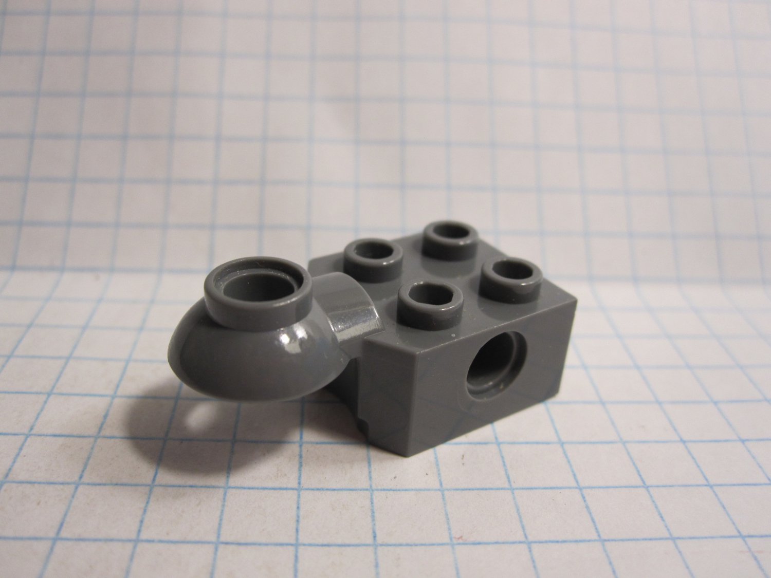 Lego Technic part #48170: D.B.G.- 2x2 Modified Brick, Pin Hole & 1/2 ...