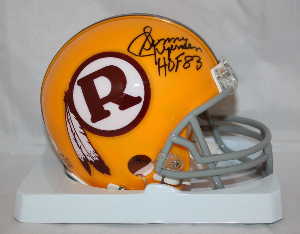 Sonny Jurgensen Autographed Washington Redskins Yellow Mini Helmet- JSA ...