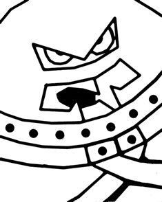 juggernaut 6" Black Vinyl Decal Sticker Laptop Wall Car iPad etc.