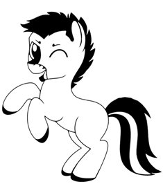 mlp shenanigans 6" Black Vinyl Decal Sticker Laptop Wall Car iPad etc.