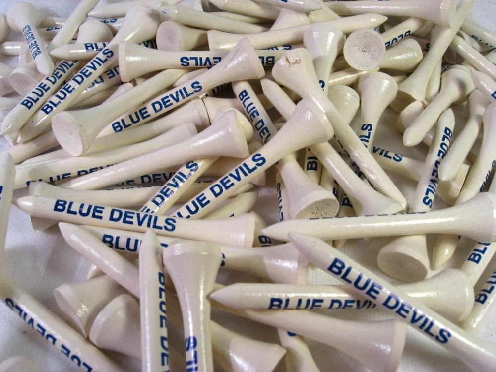 100 DUKE BLUE DEVILS NCAA GOLF TEES COACH K
