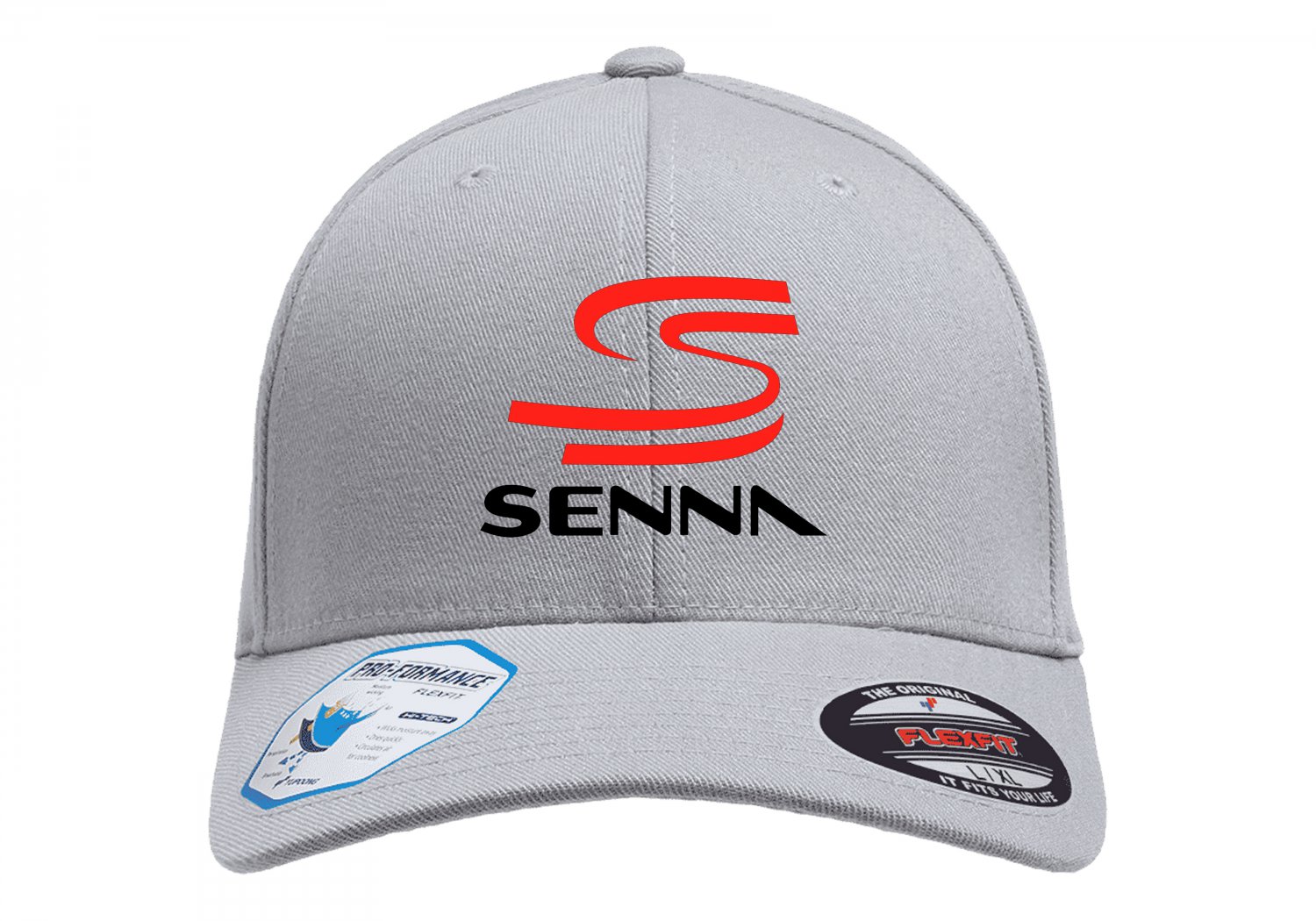Ayrton Senna Logo Unisex Hat Baseball Cap - Black/White/Grey