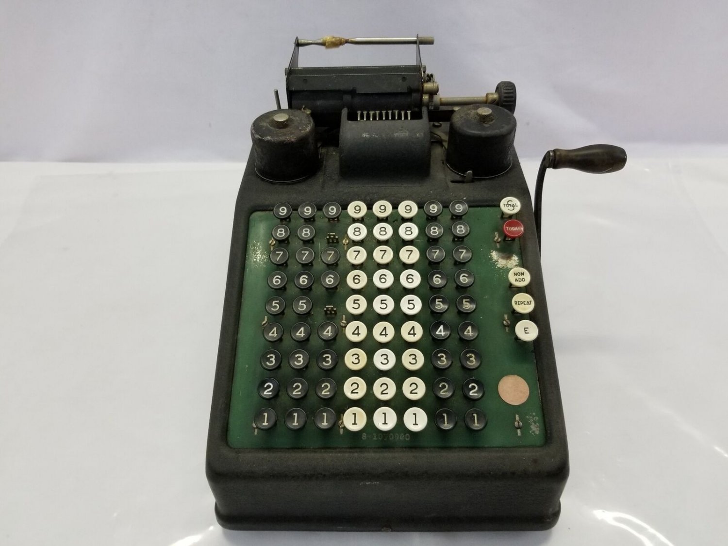 Antique Hand Crank Adding Machine