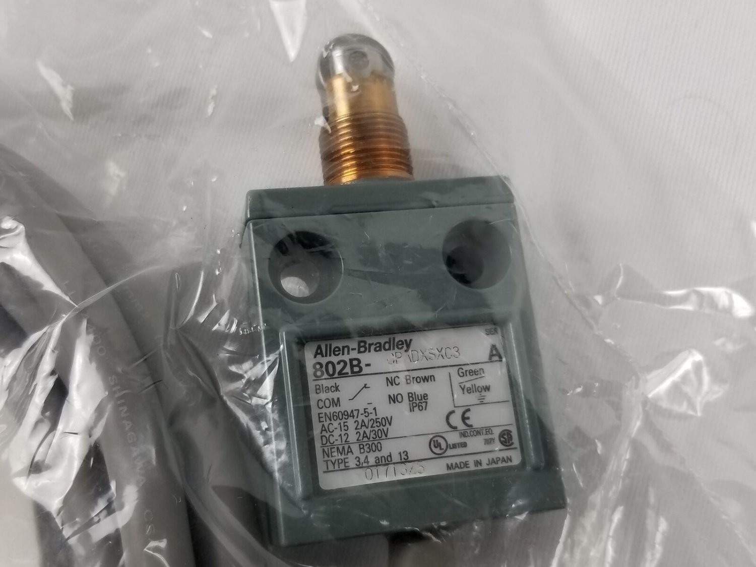 Allen-Bradley 802B Limit Switch CPADXSXC3
