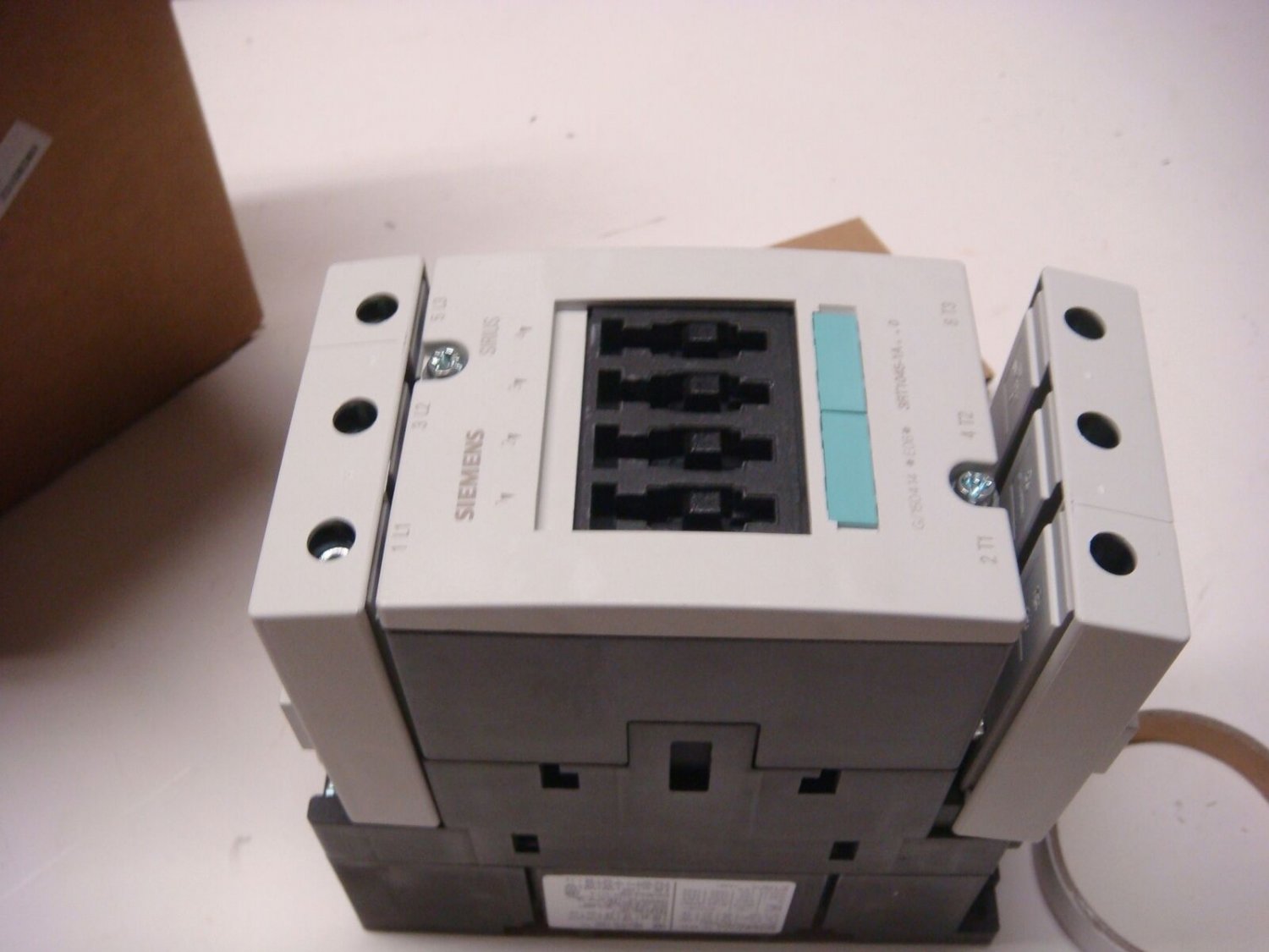 Siemens 3RT1045-1AP60, 3 Pole, 80 Amps, 240VAC Coil, IEC Rated Contactors