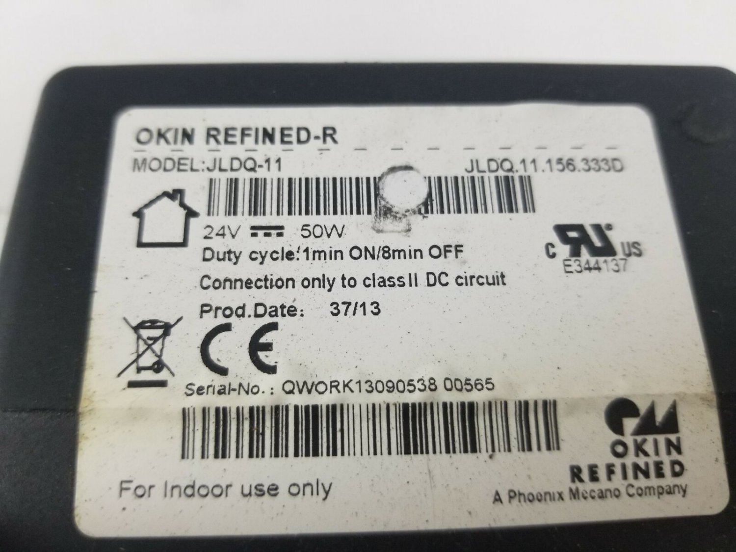 Okin Refined Recliner Motor Model JLDQ-11