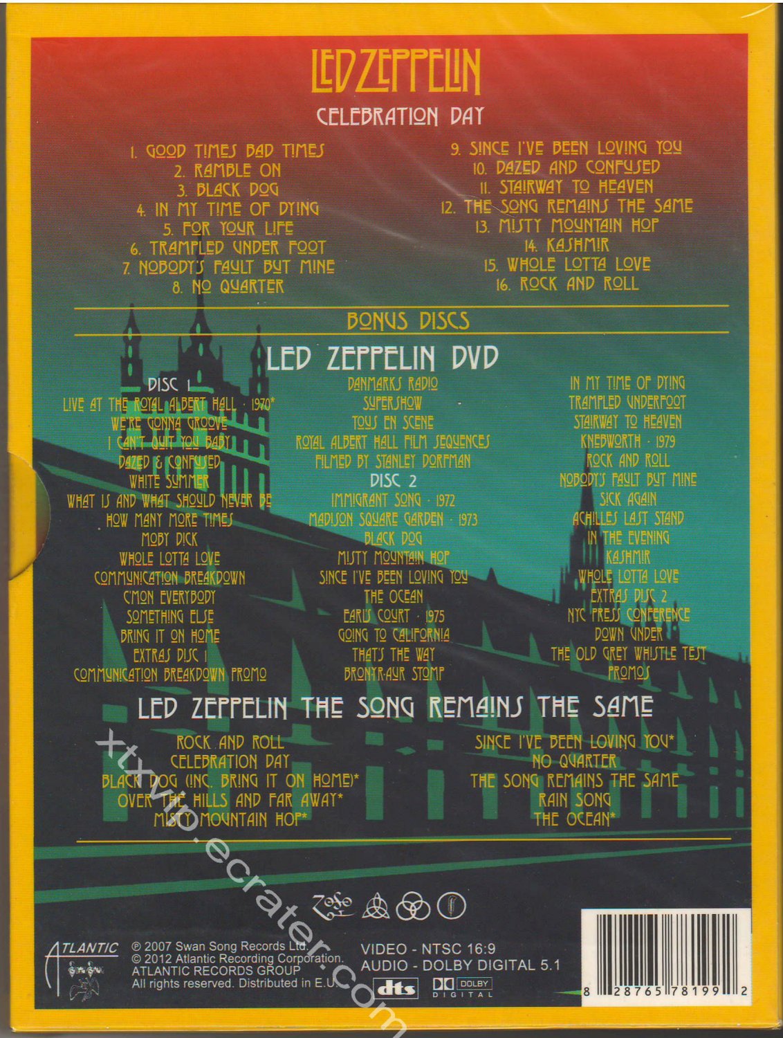 LED ZEPPELIN - Celebration Day + 3 Bonus Discs - 4DVDs in Digipak