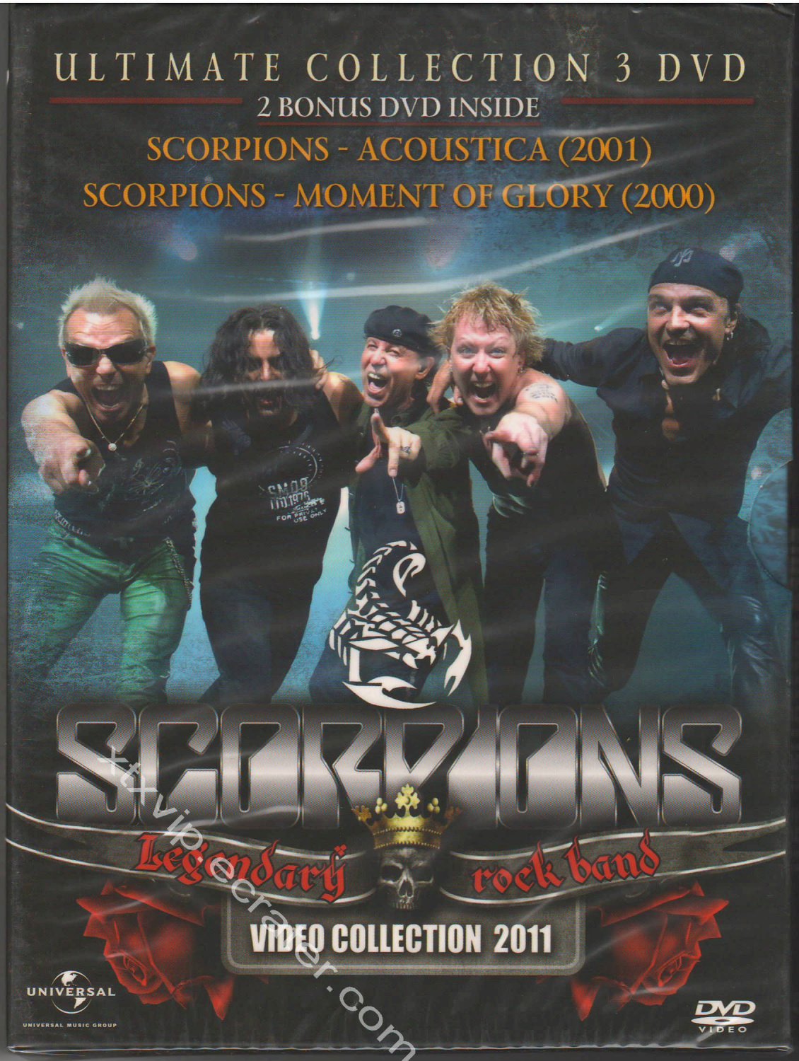 SCORPIONS - Video Collection / Moment Of Glory / Acoustica - 3 DVD Box Set