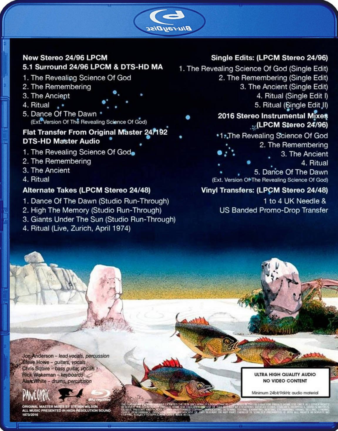Yes - Tales from Topographic Oceans 1973 - Blu-Ray Audio