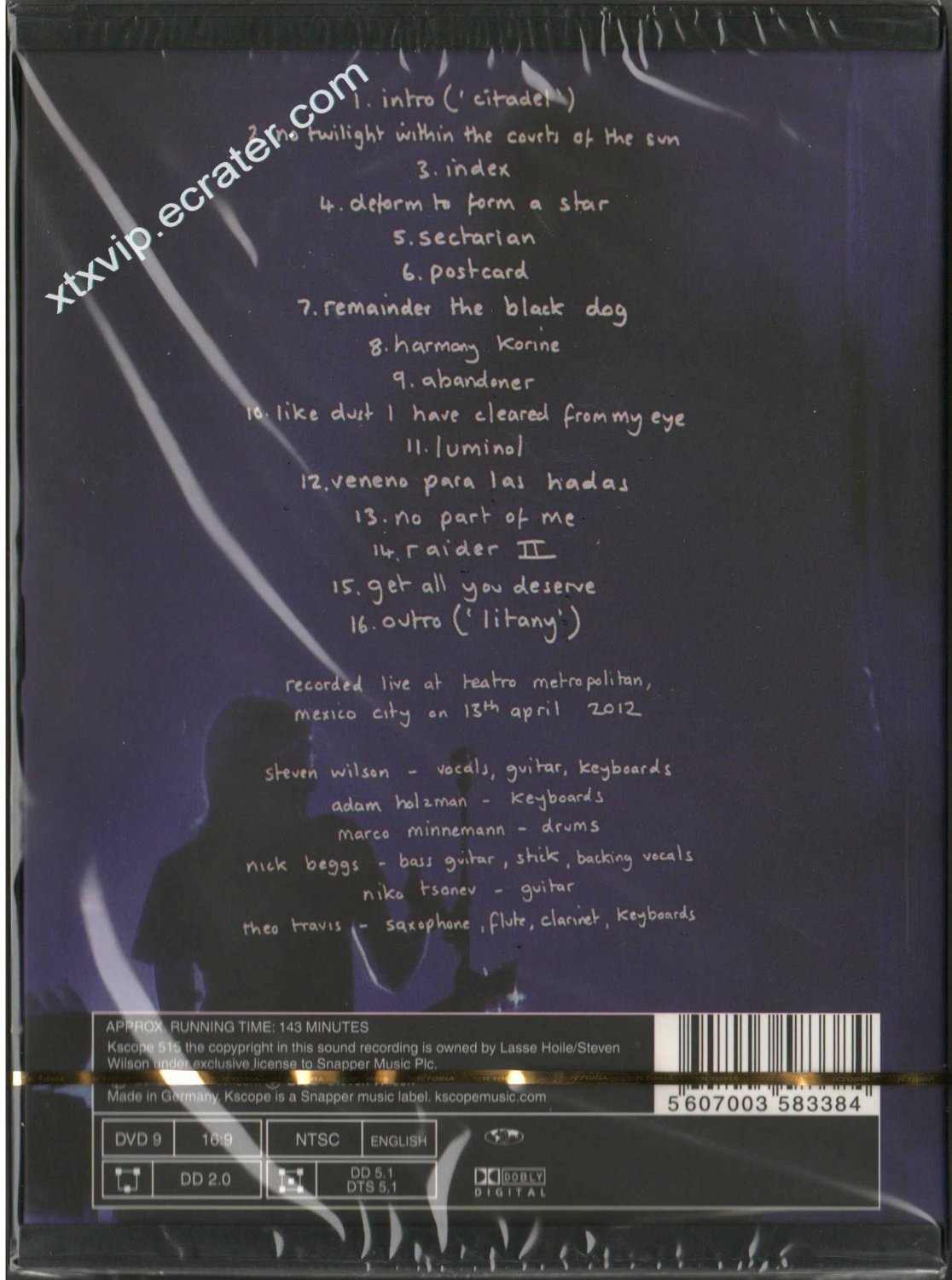 STEVEN WILSON - Get All You Deserve - DVD