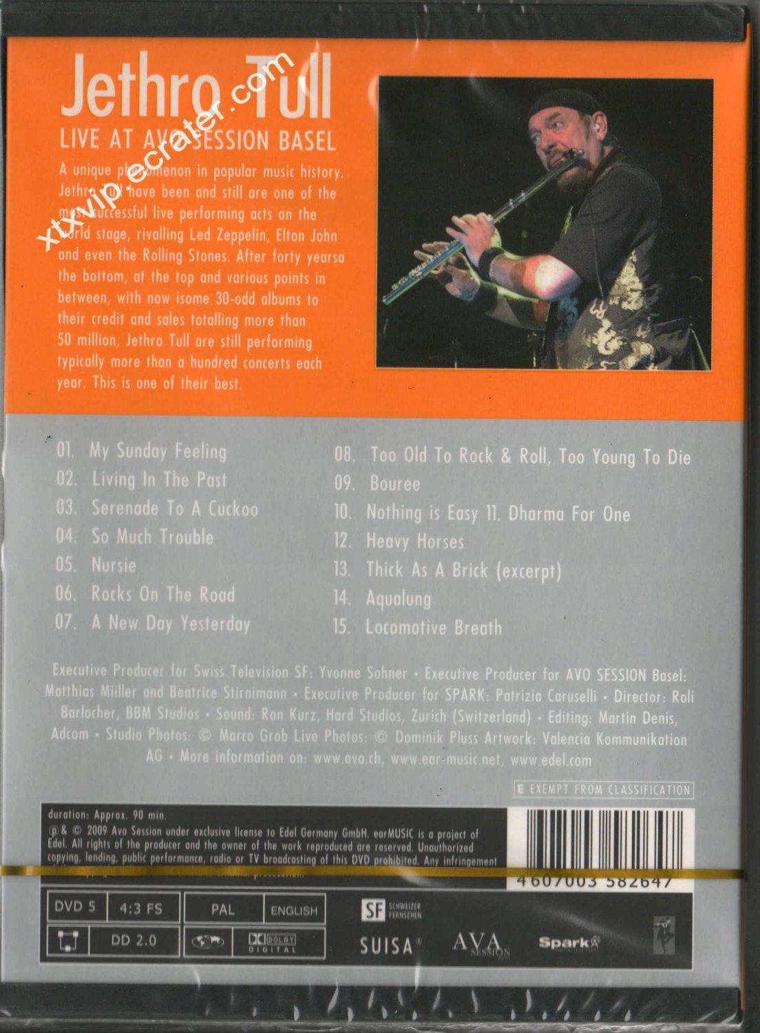JETHRO TULL - Live At AVO Session Basel - DVD
