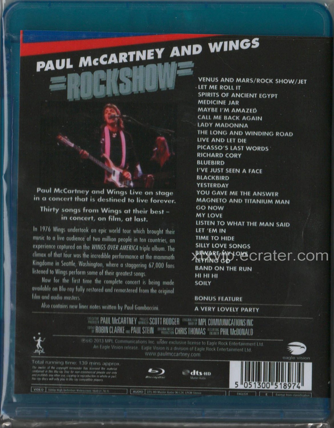 Paul McCartney & Wings - Rockshow - Blu-Ray