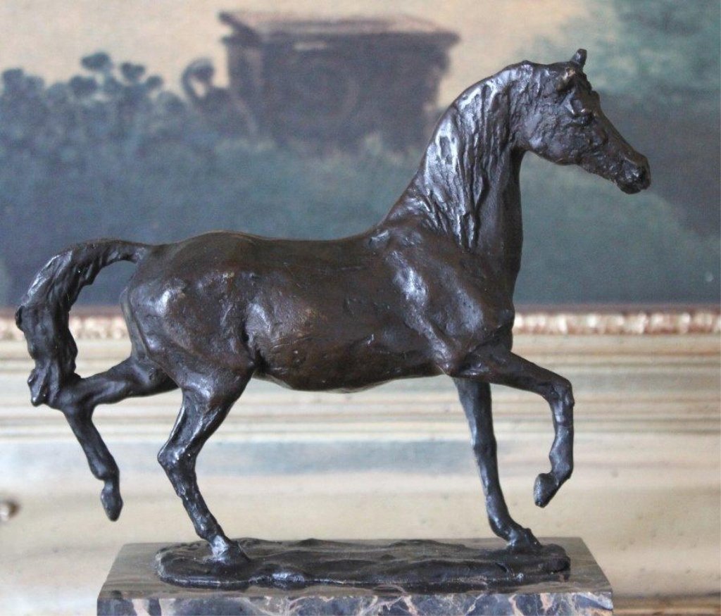 Equestrian Trotting Horse Bronze Sculpture Equestrian Trotting Horse Bronze Sculpture
