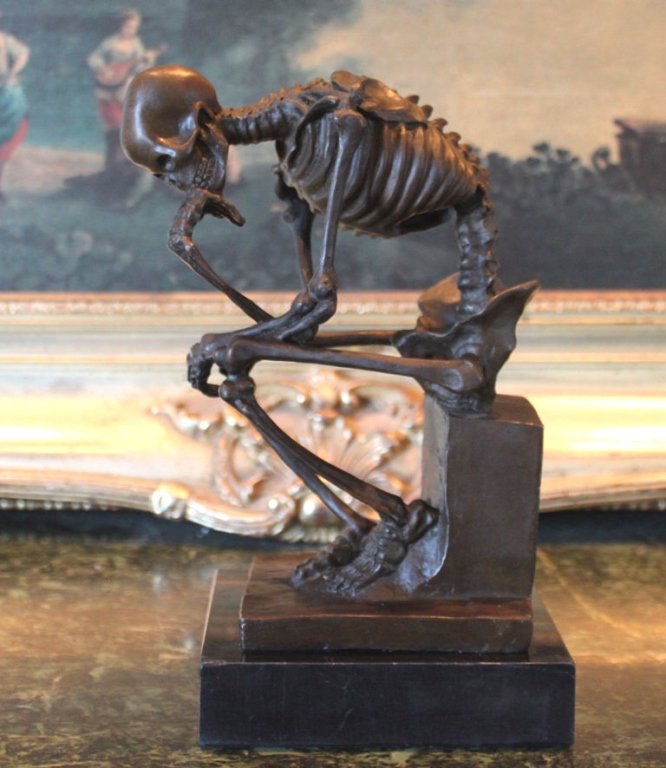 Skeleton Bronze Sculpture
