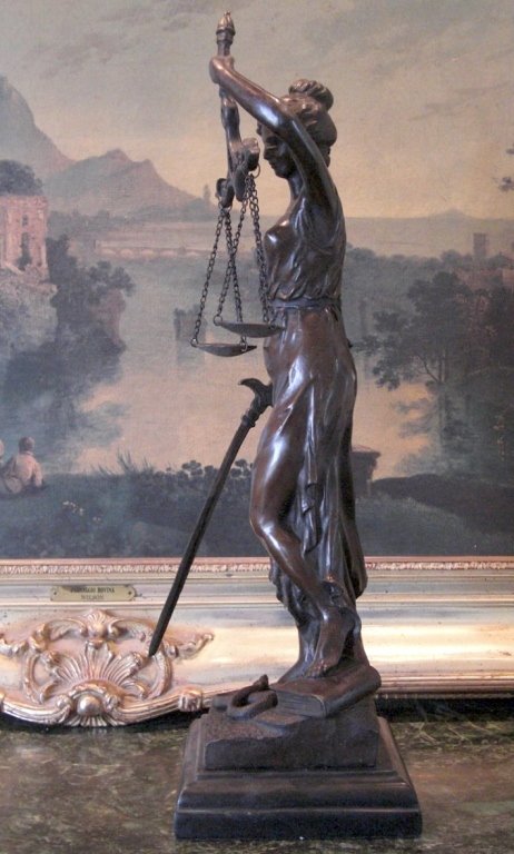 Greek Goddess Themis Bronze Sculpture