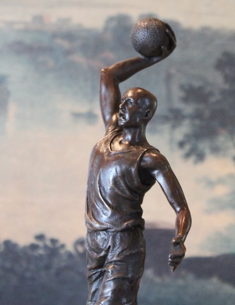 NBA Basketball Player Bronze Sculpture