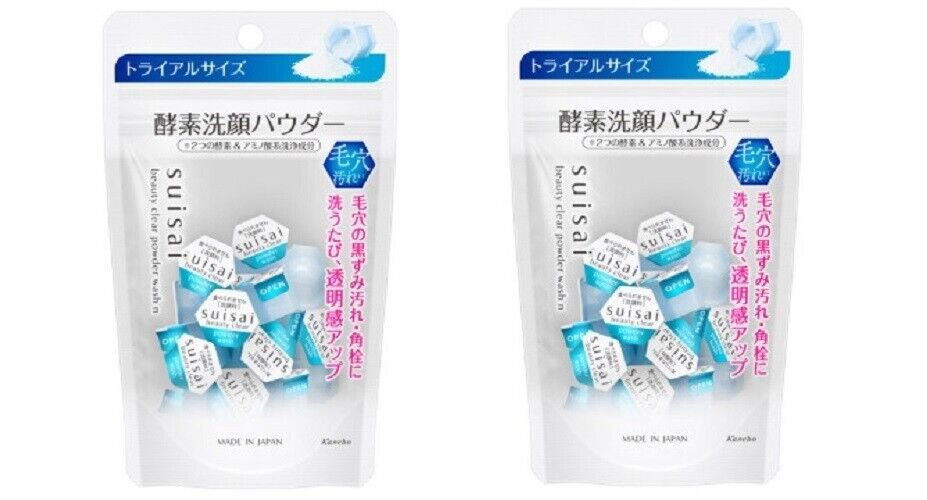 Kanebo Suisai Beauty Clear Powder 15pc x 2 face cleanser