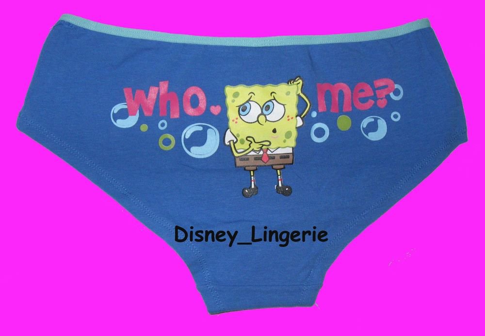 Spongebob squarepants panties mini boxer blue size M original 95 ...