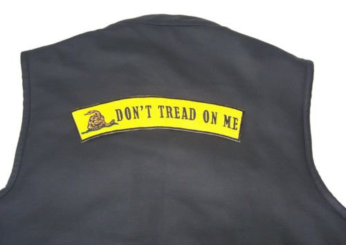 DON'T TREAD ON ME PATCH ROCKER TEA PARTY PATRIOT RIDERS PATCHES