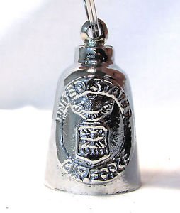 US AIR FORCE BELL Ride Safe Motorcycle Bell for Rider Biker Guardian spirit