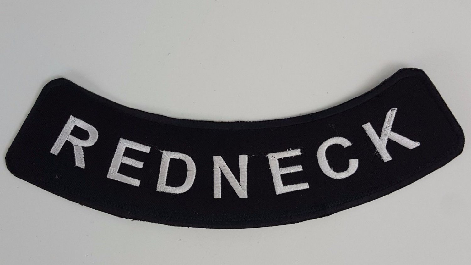 Redneck - Bottom Rocker Iron on Harley Military Club Back Patch