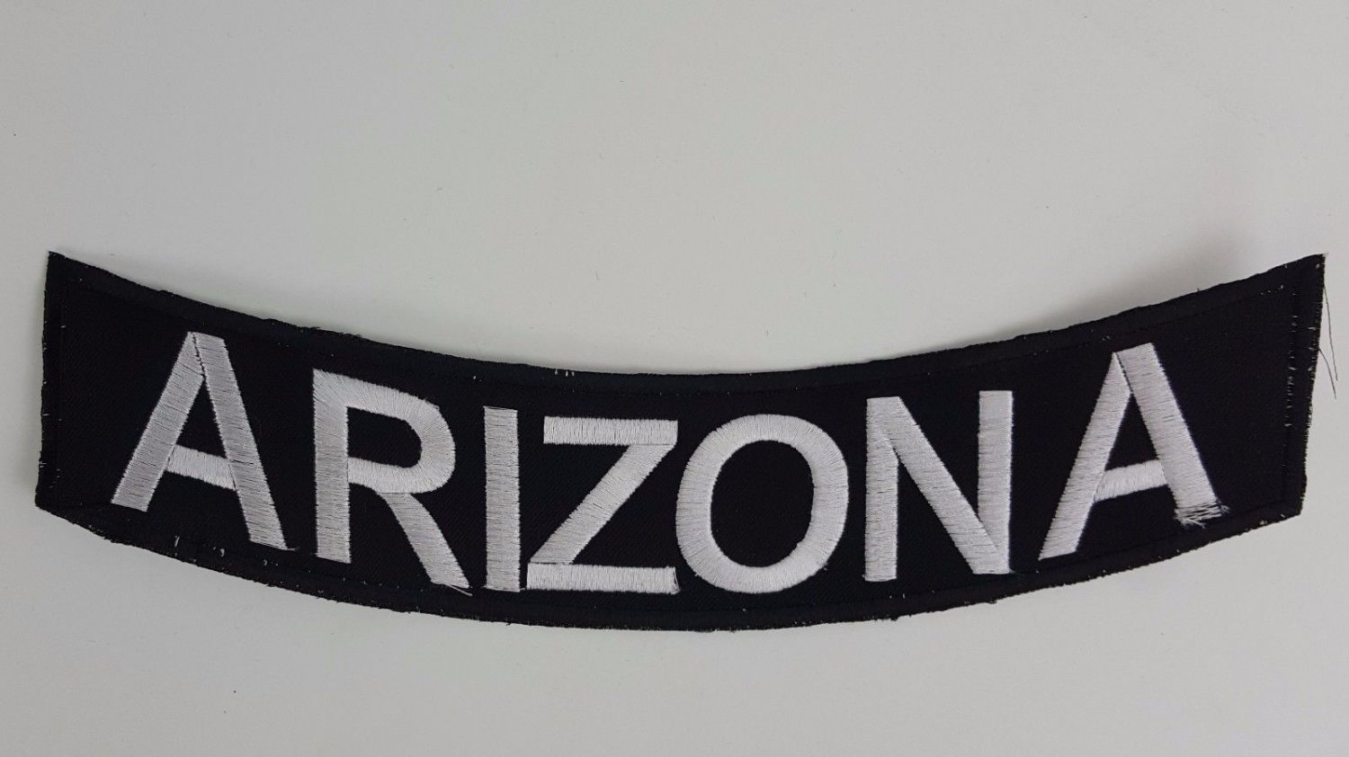 Arizona - Bottom Rocker Iron on Harley Military Club Back Patch