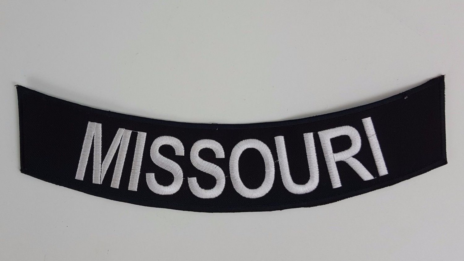 Missouri - Bottom Rocker Iron on Harley Military Club Back Patch
