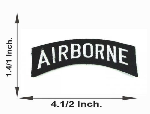 Airborne American Veterans Small Military rocker style patch