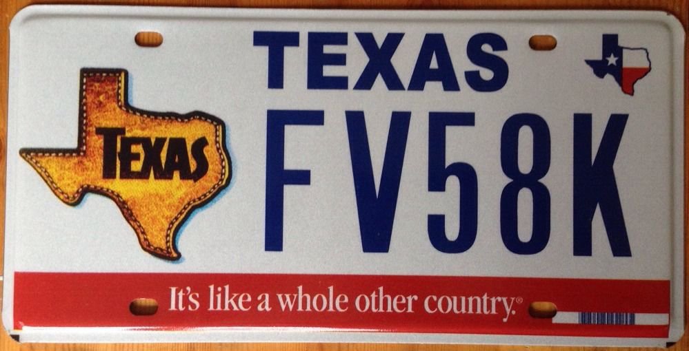 Texas It's A Whole Other Country license plate Texan Pride Dallas ...