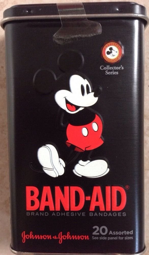 Limited Edition Disney Band Aid Metal Box Johnson & Johnson Collector's ...
