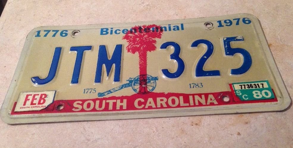 American Revolution Bicentennial Revolutionary War license plate ...