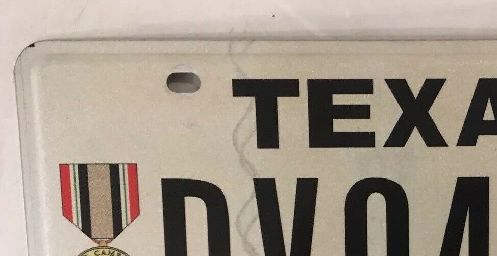 OPERATION IRAQI FREEDOM IRAQ WAR VET license plate military Medal ...