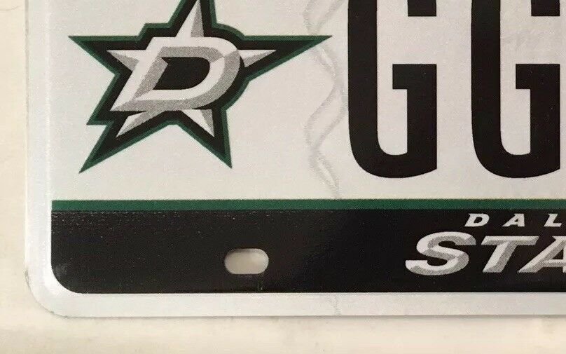 TX NHL DALLAS STARS license plate National Hockey League GG 99 VP North ...